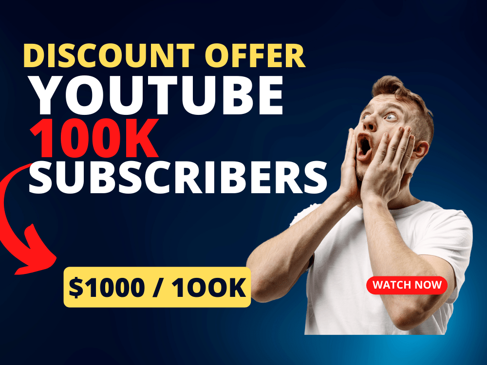 Real Youtube 100k subscribers | Upwork