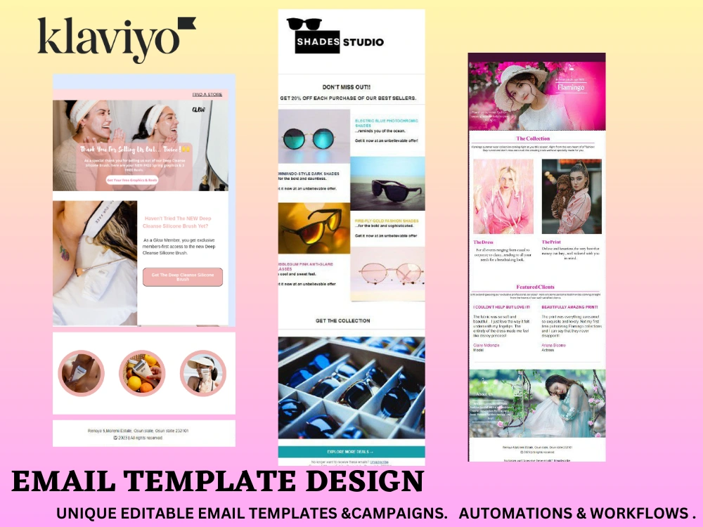 A Professional Email Campaign Design,Editable Newsletter Template ...