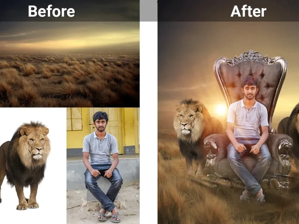 Transformed photos of your with stunning manipulation | Upwork