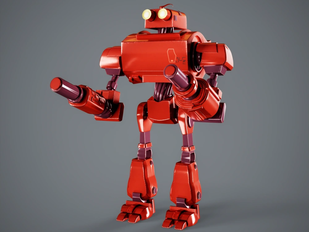 Robot 3D Modeling, Rendering with PBR Texturing | Upwork