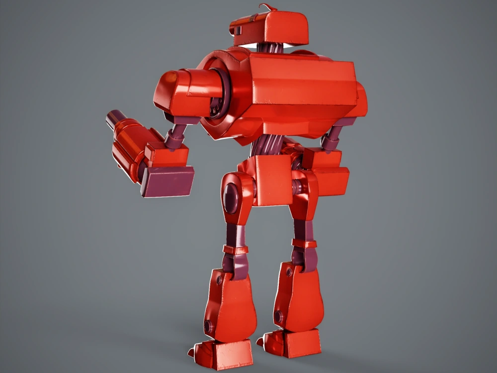 Robot 3D Modeling, Rendering with PBR Texturing | Upwork