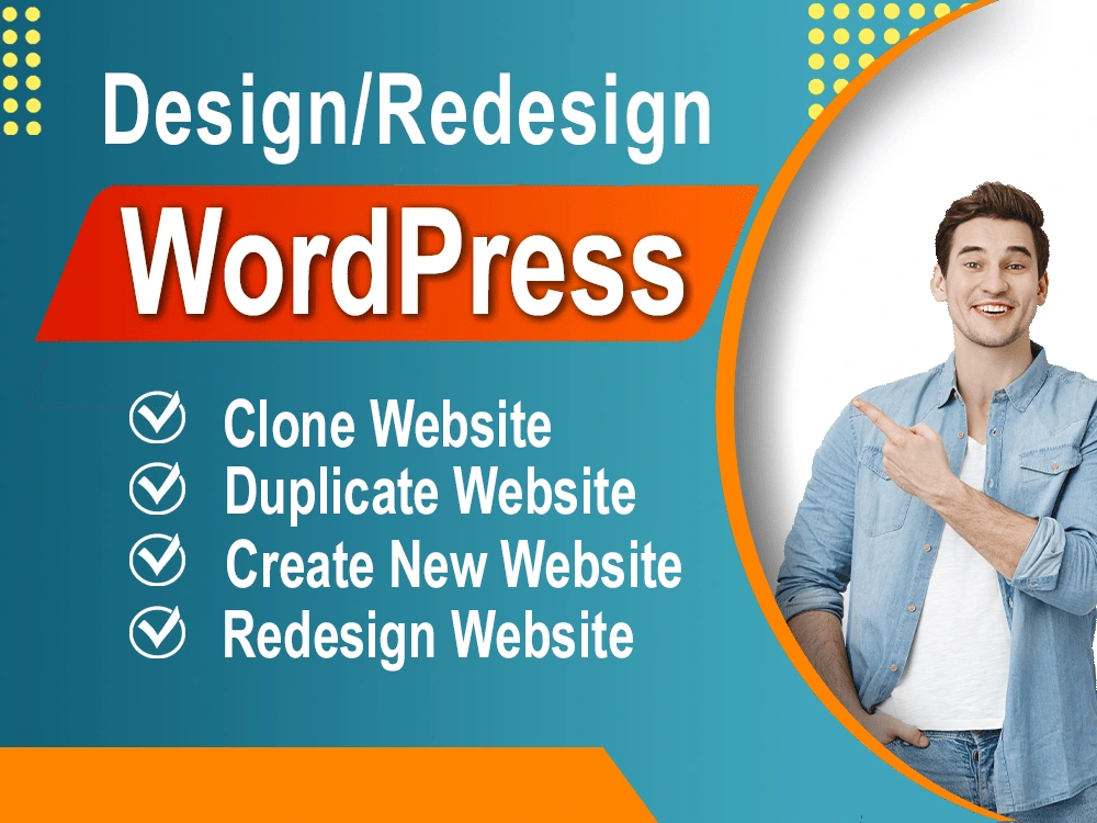 Design, redesign, clone, revamp, Duplicate and customize WordPress website | Upwork