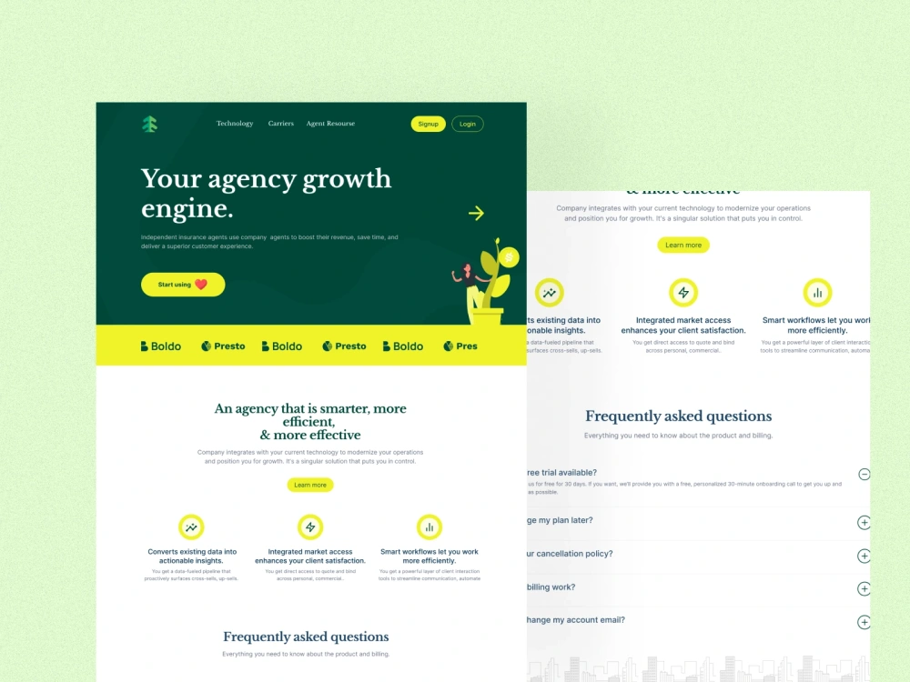 Customizable landing page templates designed to drive conversions. | Upwork