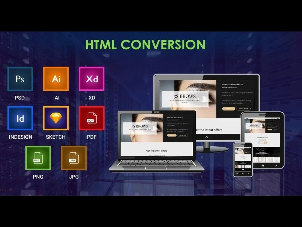 Psd to html services | Upwork
