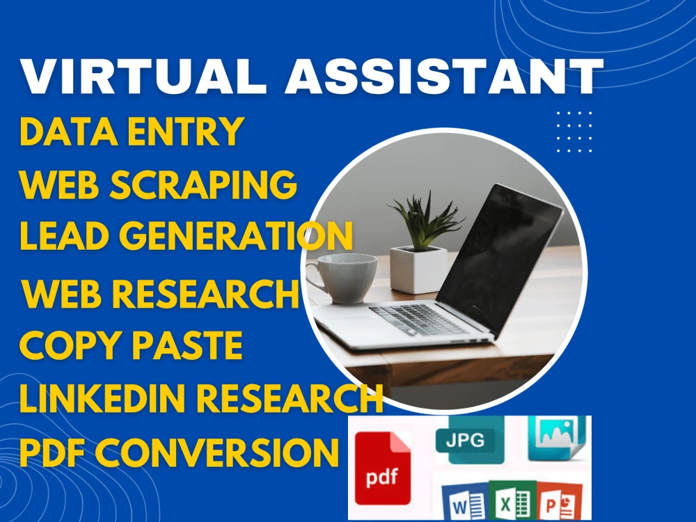 Virtual assistant data entry, web scraping, and copy-paste services. | Upwork