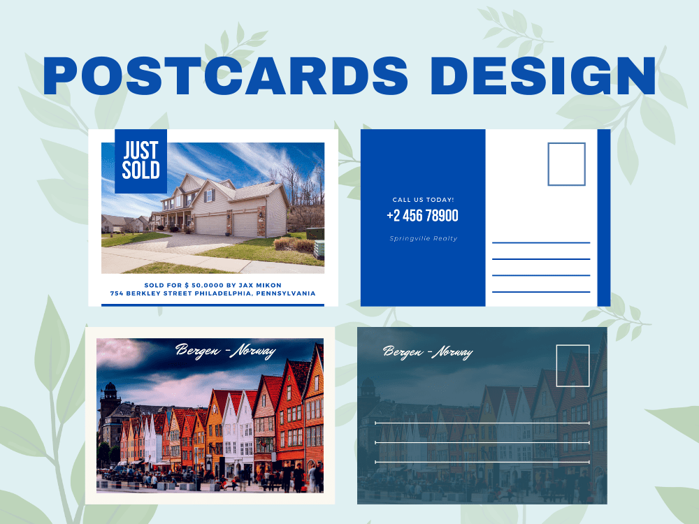 Fantastic Postcards design for your online store | Upwork
