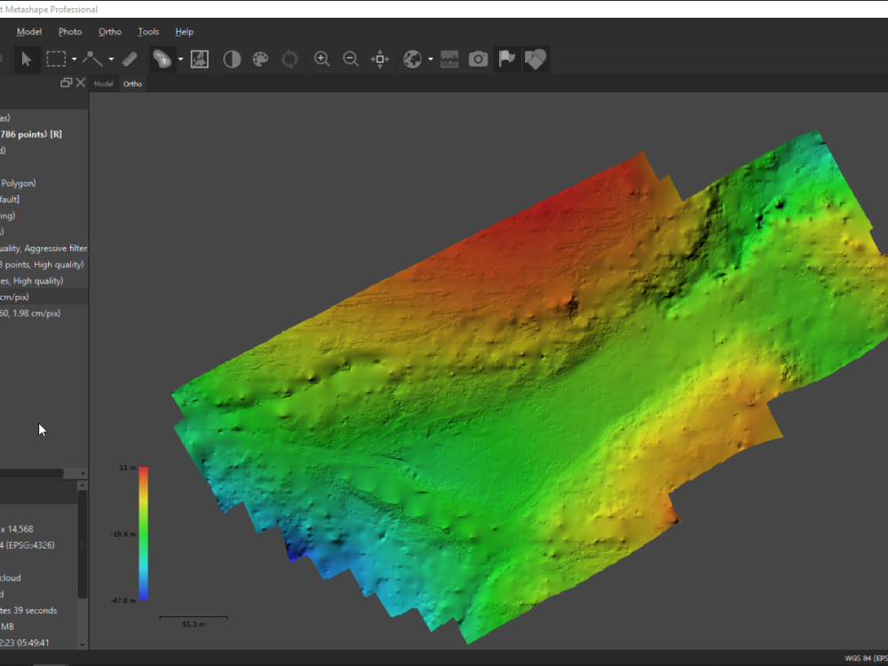 UAV/drone photos &LiDar point clouds into topographical maps/DTM/DSM ...