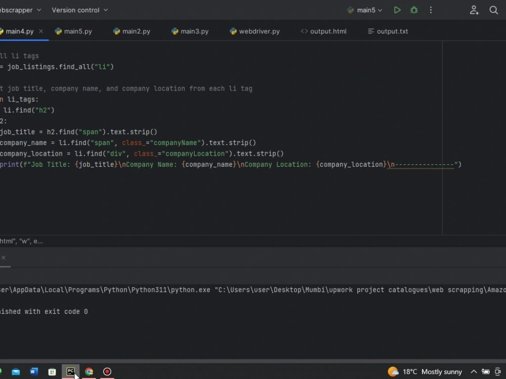 A GUI web scrapper for dynamic websites | Upwork