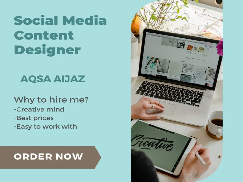 Creative posts, logos, business cards for your social media content ...