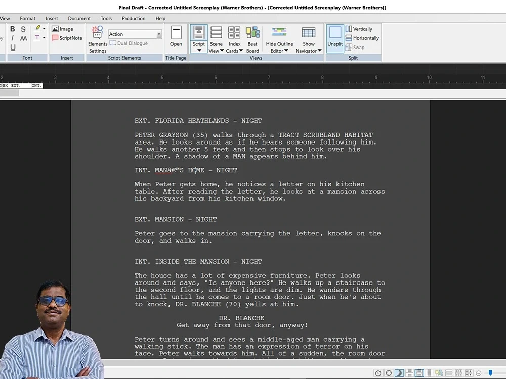 Industry-Standard Short Film screenplay & script written in the Final ...
