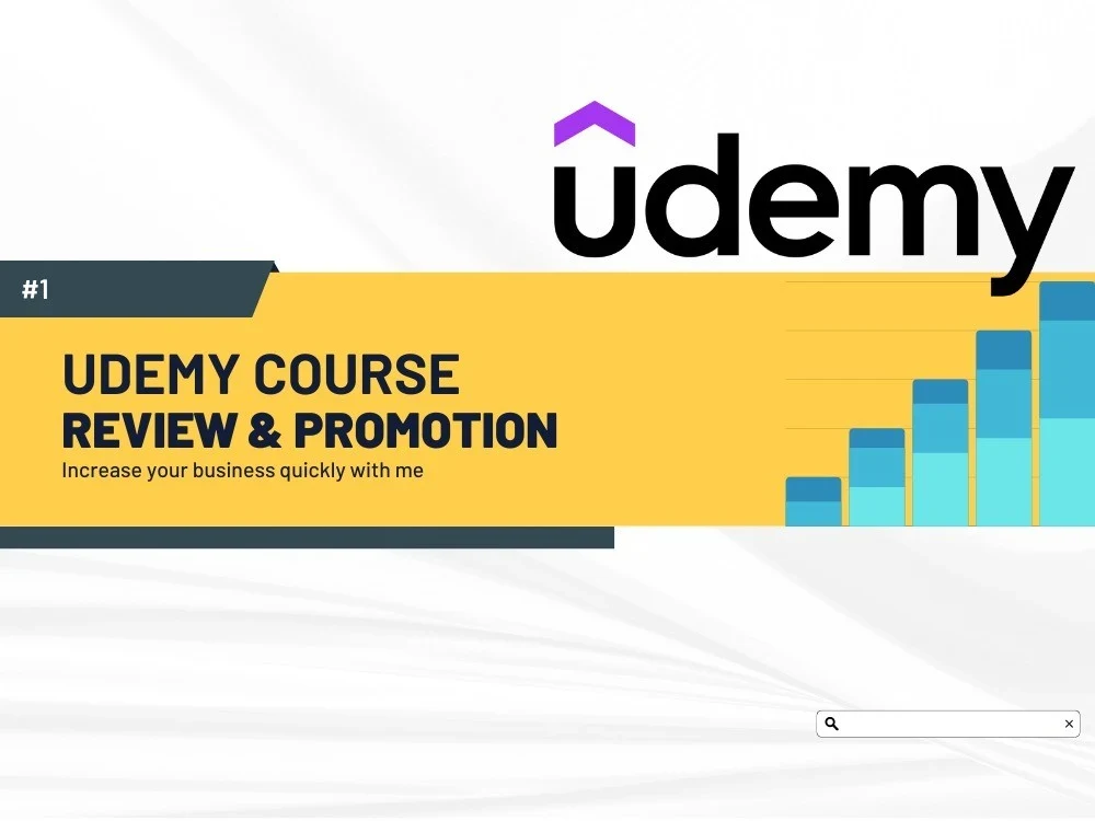 Udemy course promotion for ranking and reputation | Upwork