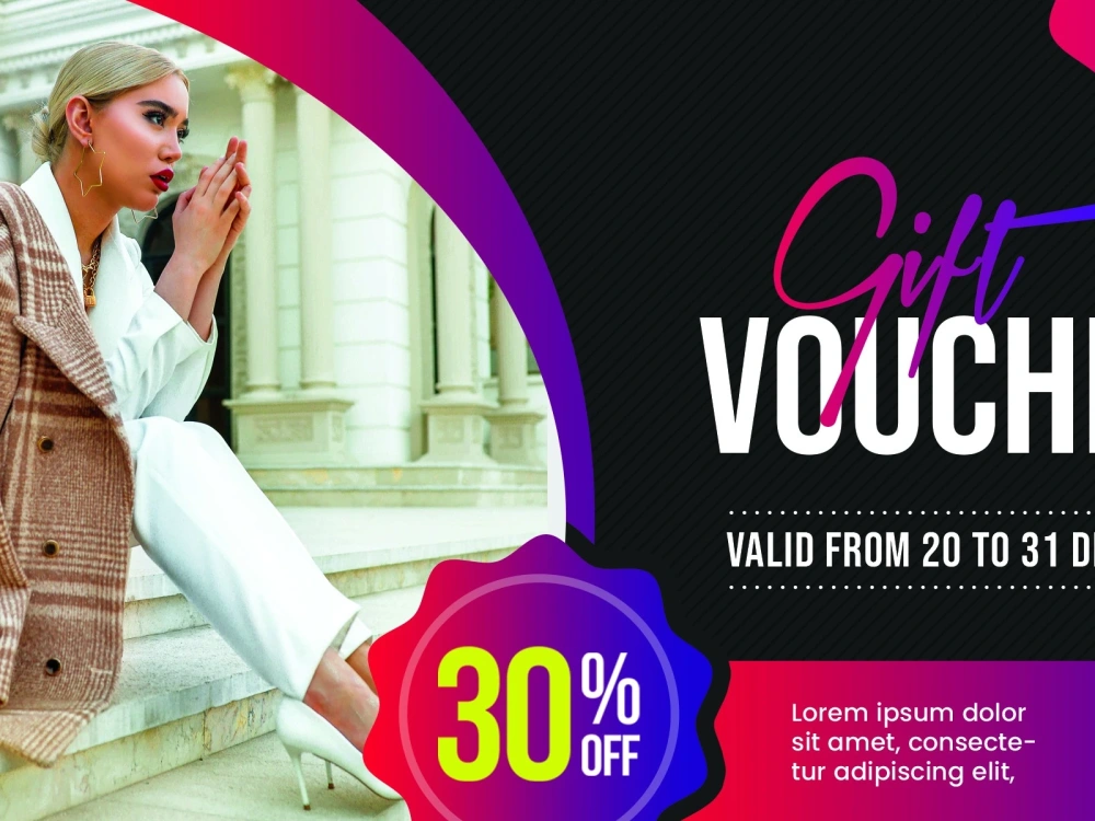 Design a ticket voucher suitable for parties and events | Upwork