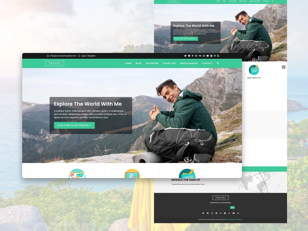 Super functional responsive and clean website | Upwork