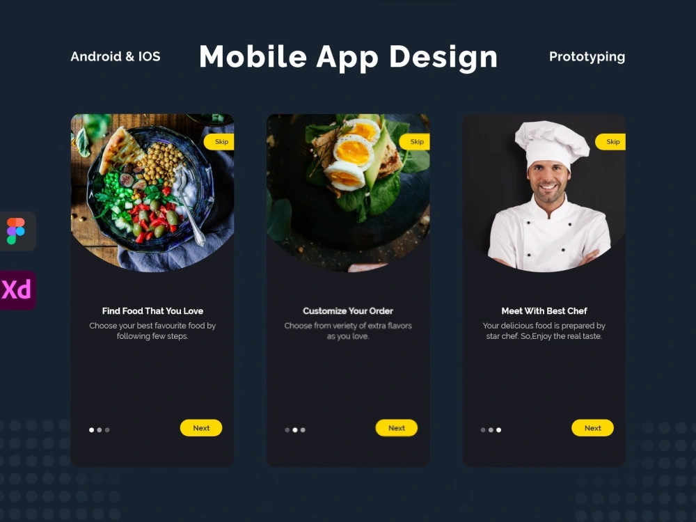 Professional mobile app UI UX design in adobe XD and Figma | Upwork