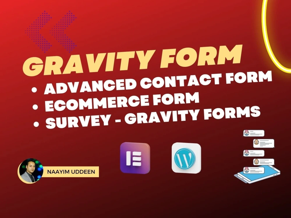 Create or fix any type of form with Gravity, Ninja, Formidable and WPforms | Upwork