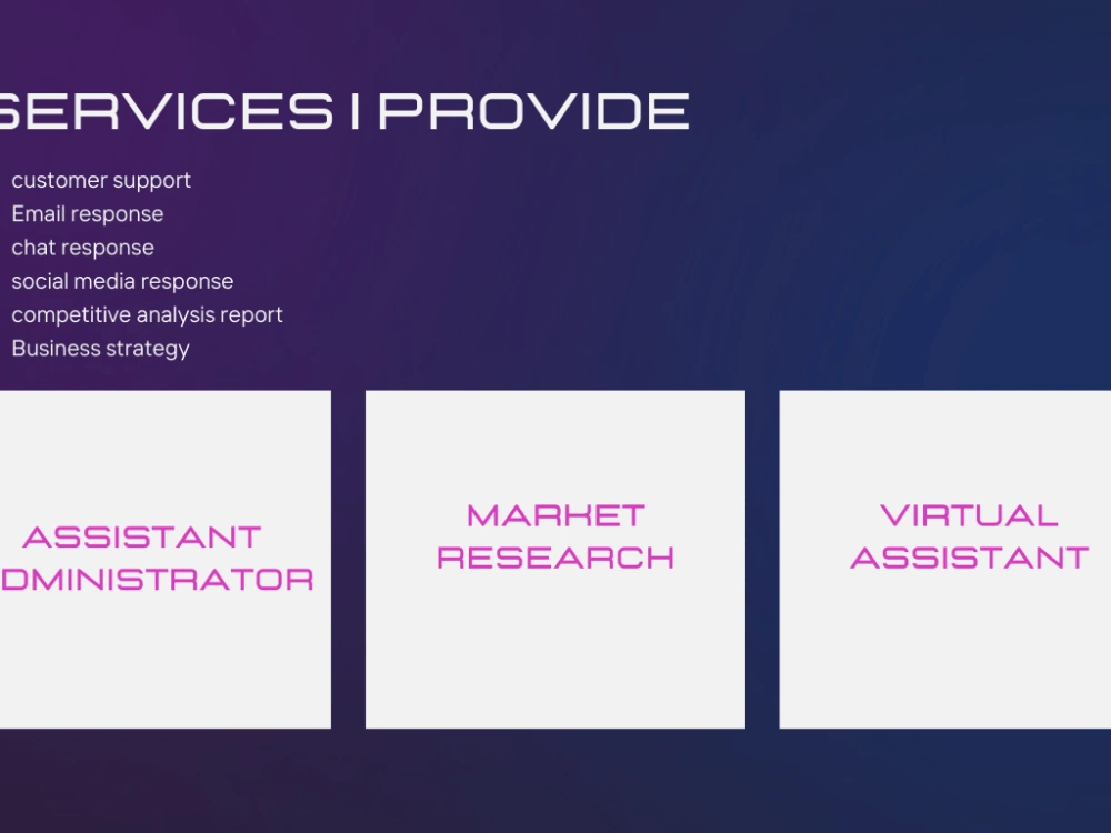 Efficient, satisfactory, and quality service that will drive impacts ...