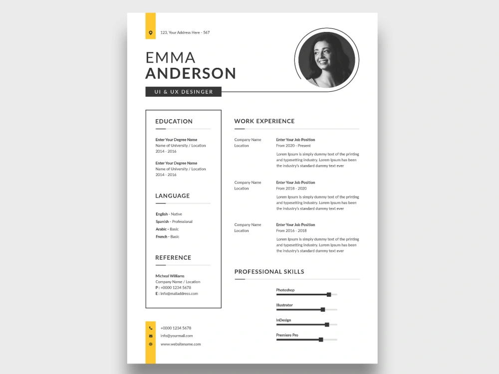 A standout CV design to help you land your dream job 🎯 | Upwork