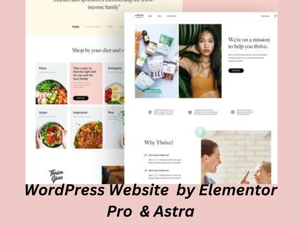 Responsive WordPress website by elementor pro & astra pro | Upwork