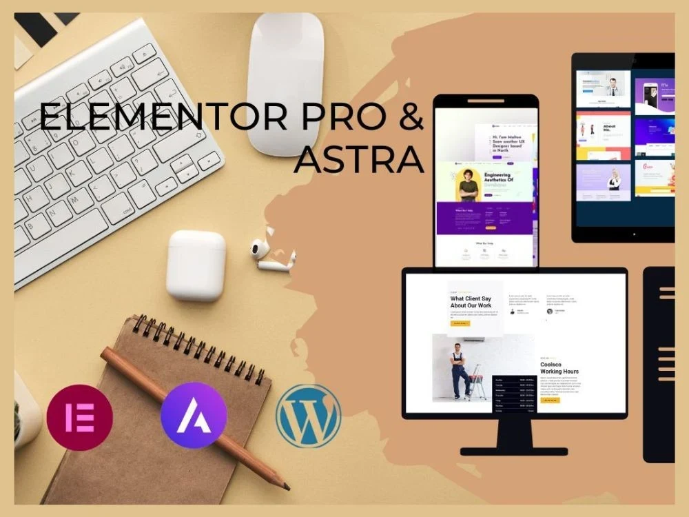 Responsive WordPress website by elementor pro & astra pro | Upwork