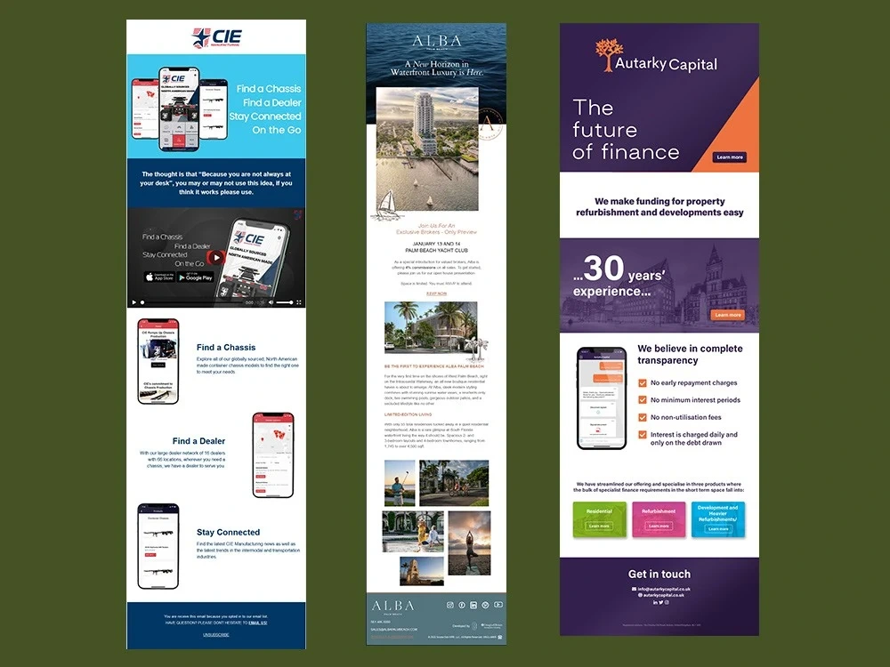 A responsive HTML email campaign design for dotdigital and autopilot ...