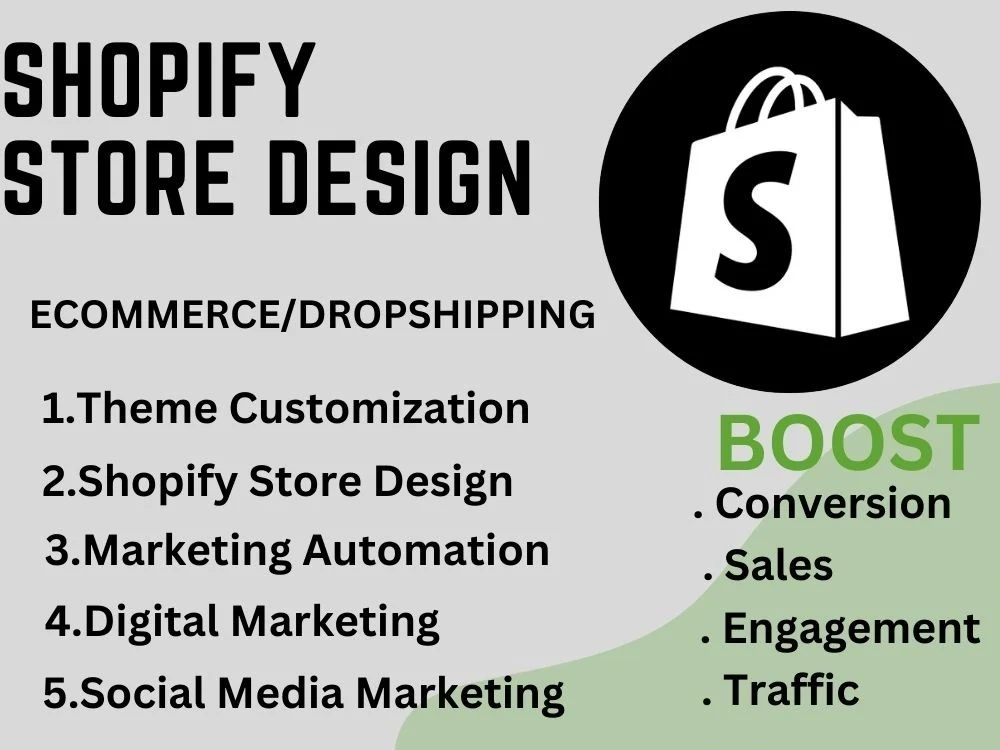 A Professional Shopify Store Design Theme Customization Upwork