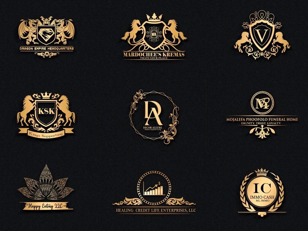 Luxury modern unique business logo design | Upwork