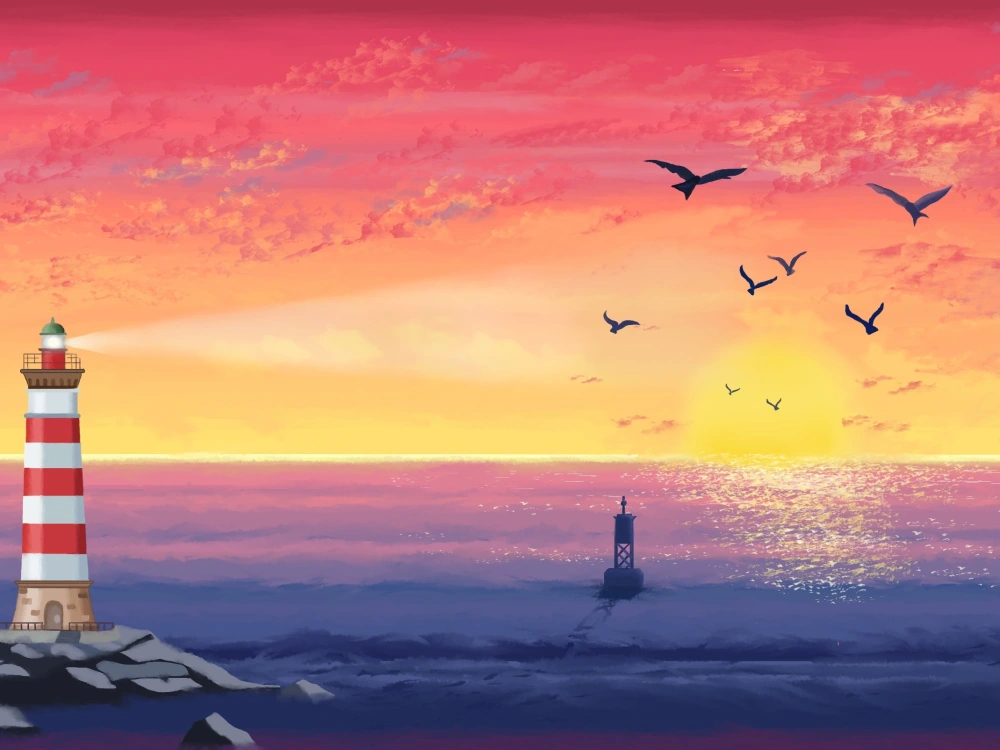 A beautiful digital painting (Portrait, Landscape, Scenery, Background ...