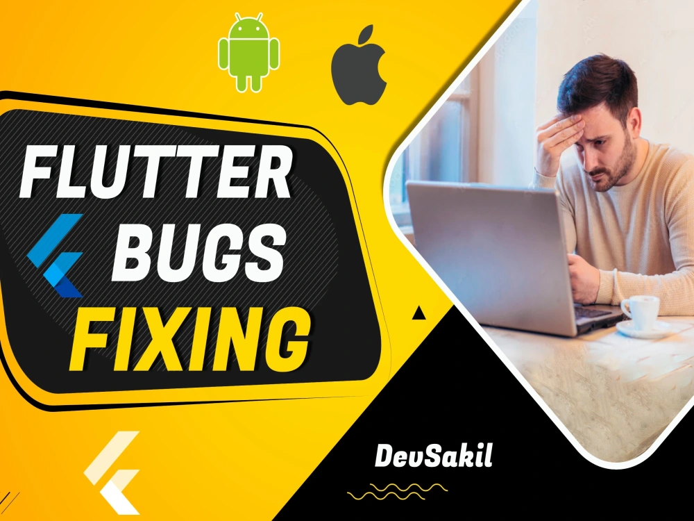 Expert Flutter Bug fixing and error resolution services for android and ios | Upwork