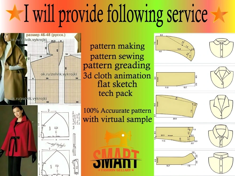 Skirt sewing patterns for your garments and PDF sewing pattern for A4 size | Upwork