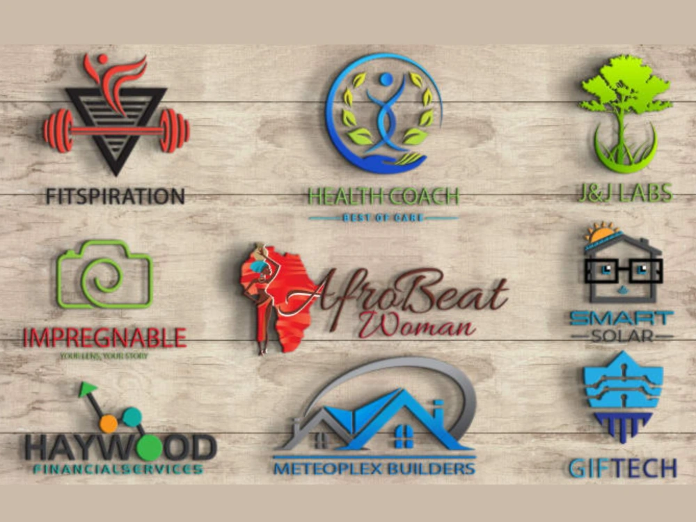 Modern professional logo, flat logo, Custom logo design for your brand ...