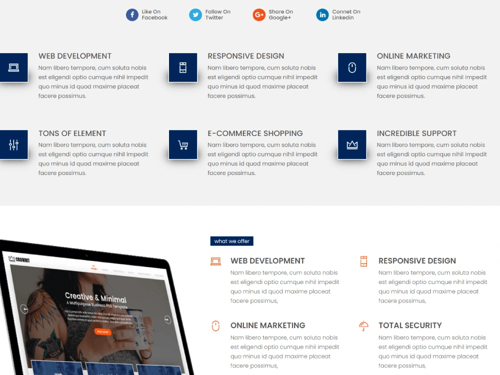 Custom Single Page Website | Upwork