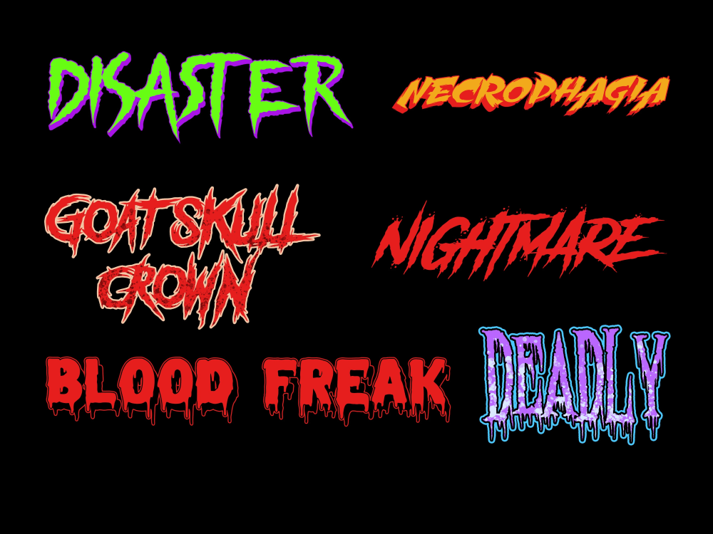 Custom made halloween, dark, scary, ghost, horror styled logo | Upwork