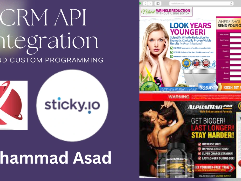 Integration of Konnektive CRM, LimeLight, and Zoho APIs,Improved Business | Upwork