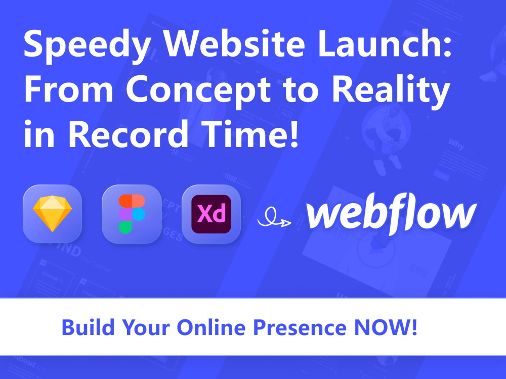 An interactive landing page using Webflow to increase conversion. | Upwork