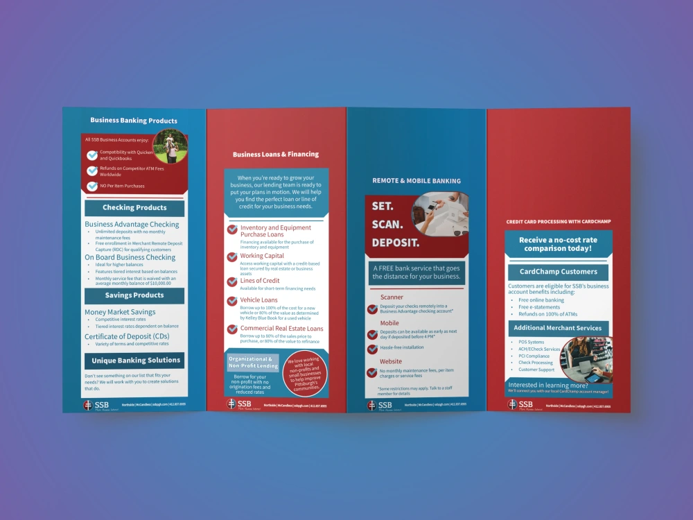 An organized, unique and clean brochure design | Upwork