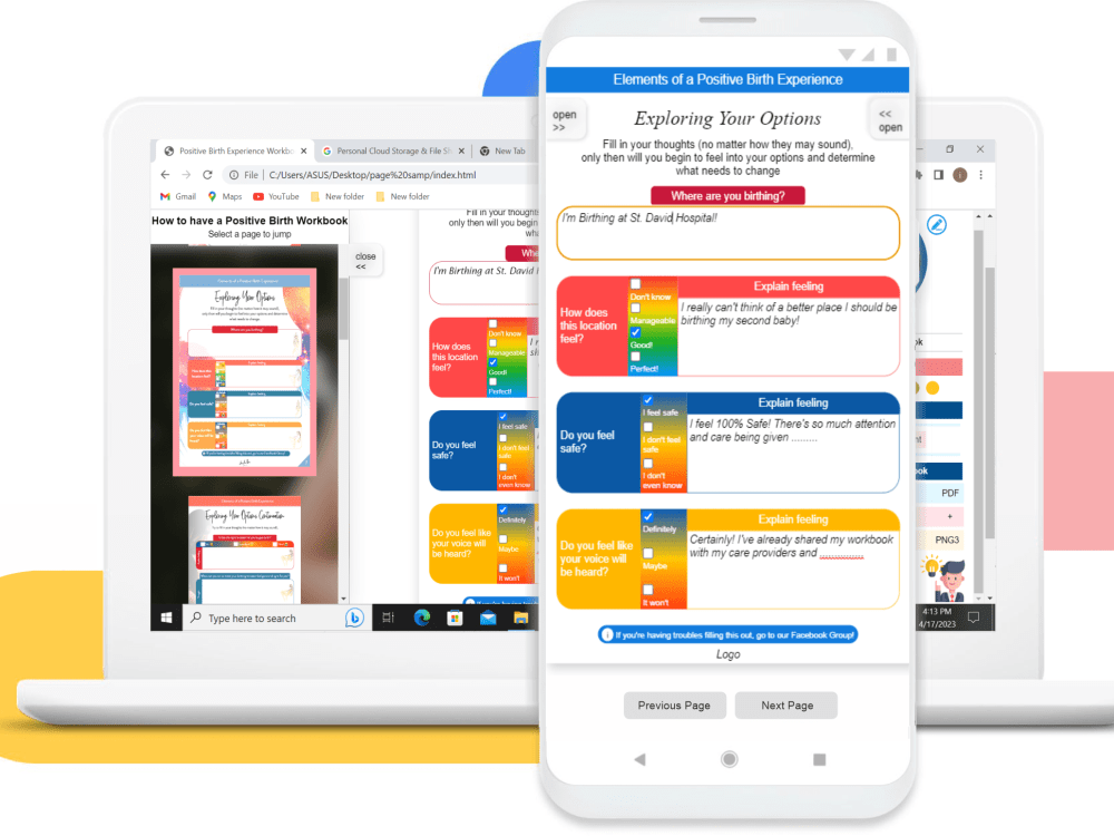 A virtual workbook that your clients can access from your website | Upwork