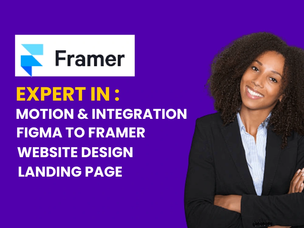 Amazing framer website design, Framer animation, Figma to Framer, CMS | Upwork