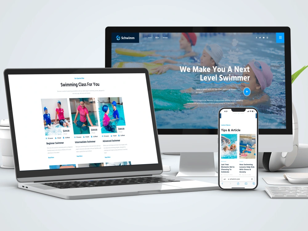 A modern, responsive wordpress website | Upwork