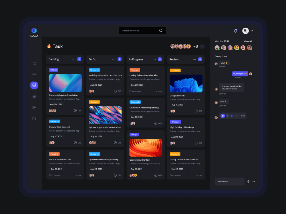 A fantastic Project Management Web application UI/UX Design | Upwork