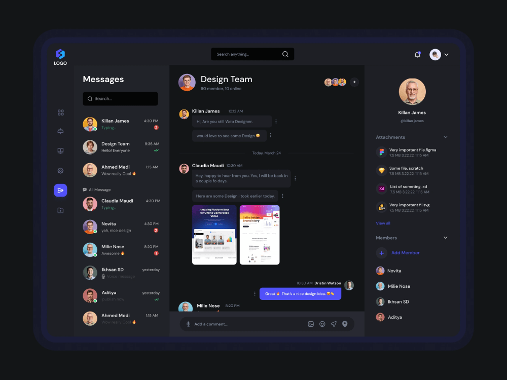 A fantastic Project Management Web application UI/UX Design | Upwork