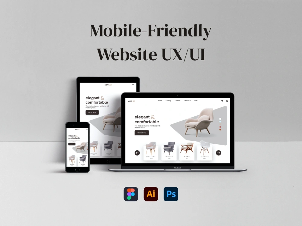 Outstanding Mobile-Friendly Website UX/UI Design | Upwork