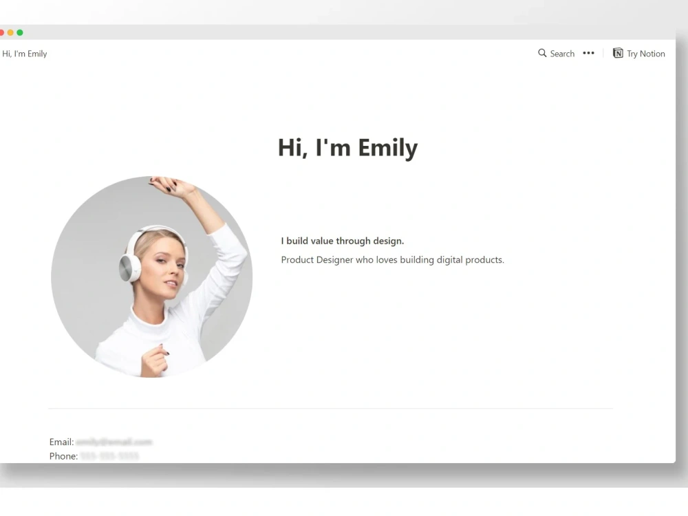 A personal website-resume (SV) | Upwork