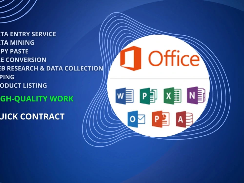 Data entry, lead generation, file conversion, copy paste | Upwork