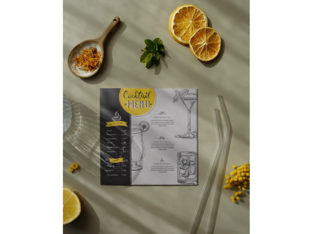 A stylish bar menu design that matches your brand! 🍸 | Upwork