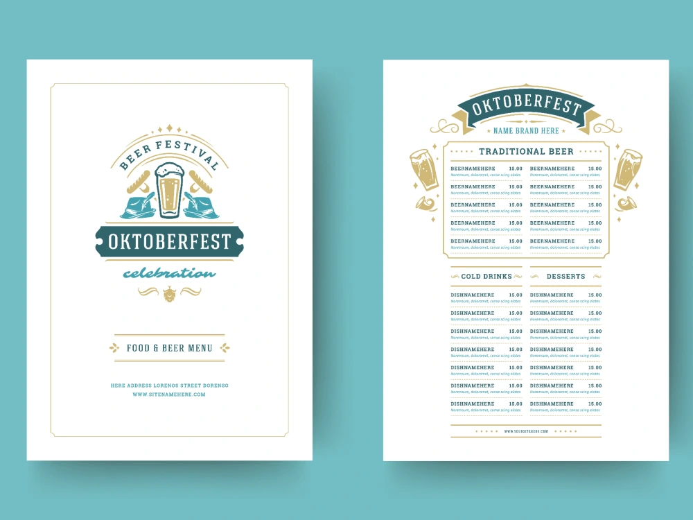 A stylish bar menu design that matches your brand! 🍸 | Upwork