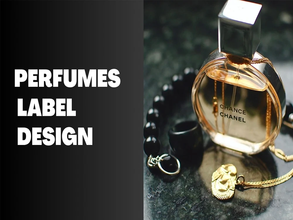 Perfume product label design, that will promote your sales. | Upwork