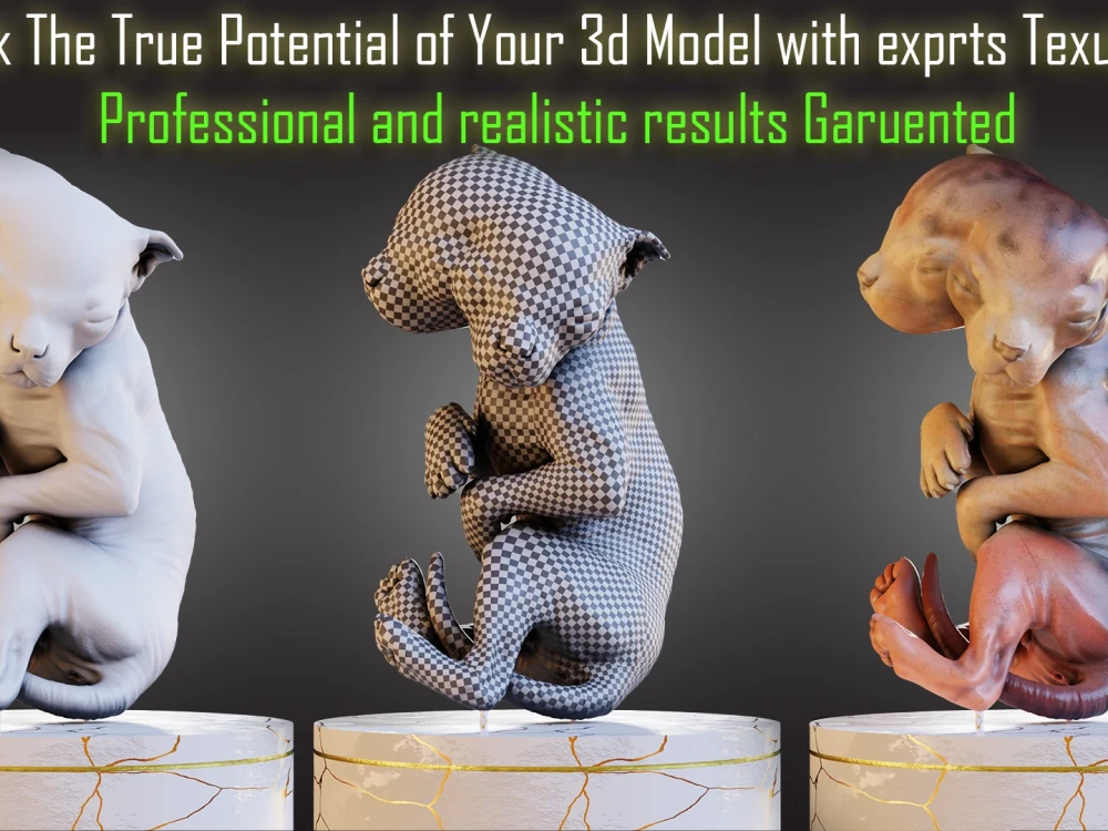 Uv unwrapping, topology optimization, and texture baking | Upwork