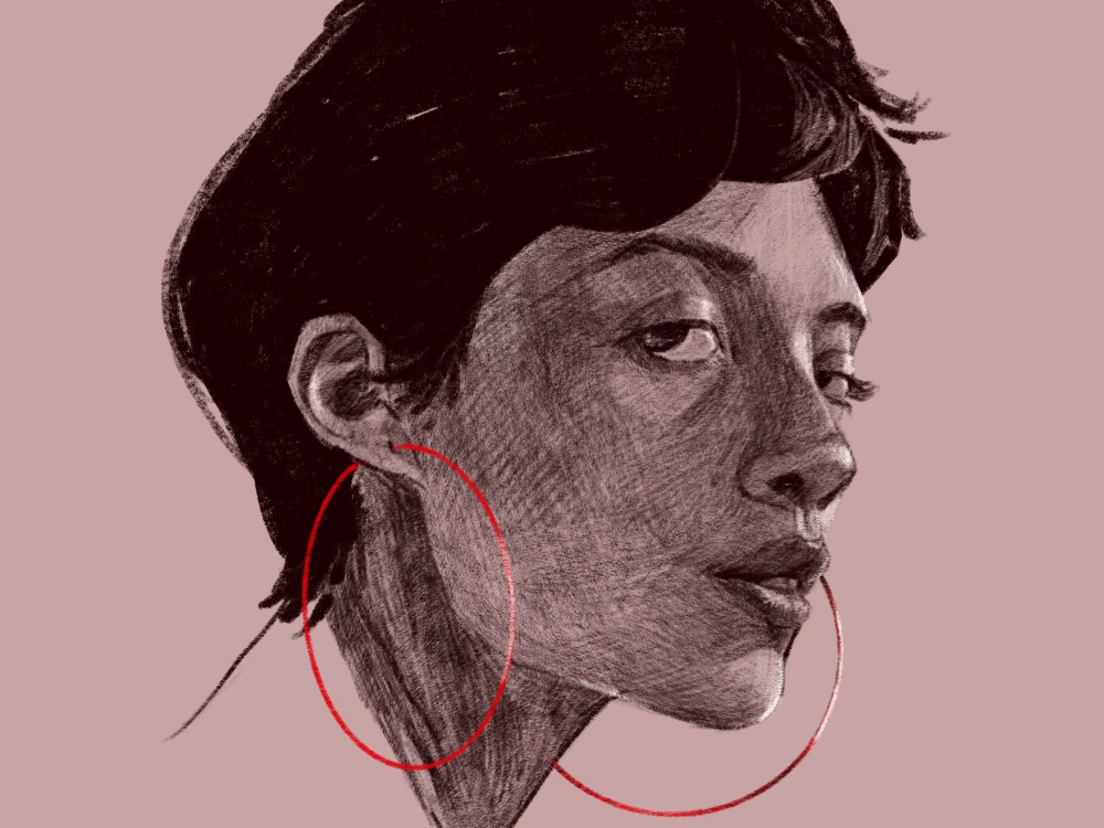 Monochromatic realistic digital portrait | Upwork