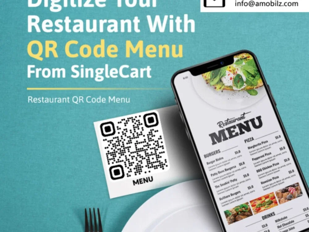 Beautiful QR code menu | digital menu for restaurants or cafes | Upwork
