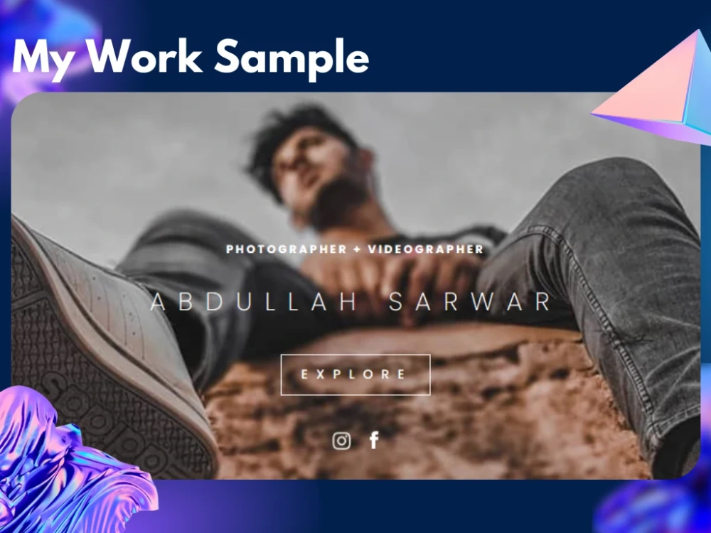 A Stunning Portfolio Website to Showcase Your Skills! | Upwork